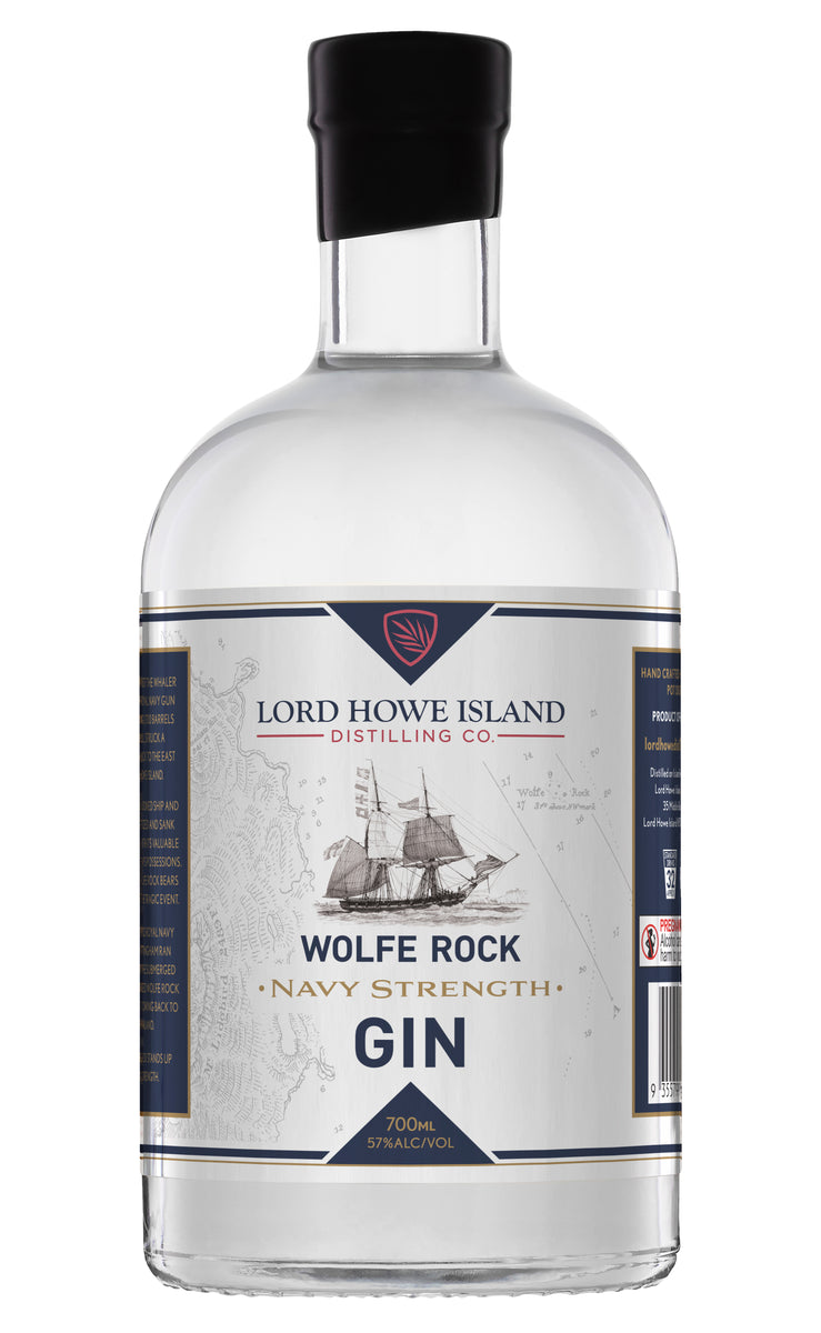 Wolfe Rock Navy Strength Gin – Lord Howe Island Distilling Co